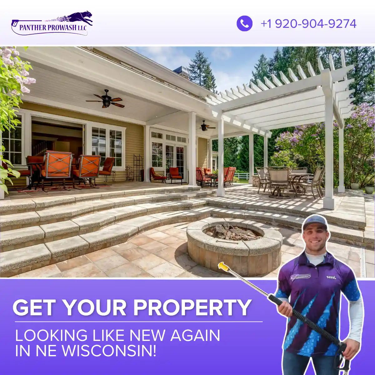 Affordable Patio Washing Services Northeastern Winconsin